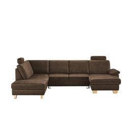 Kollektion Kraft Wohnlandschaft Kunstleder Samu braun Ma&szlig;e (cm): B: 316 H: 90 T: 235.0 &raquo; M&ouml;bel Kraft