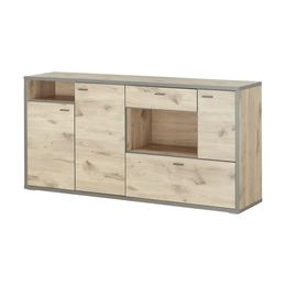 Primo Sideboard Orlando holzfarben Ma&szlig;e (cm): B: 186 H: 91 T: 44.0 &raquo; M&ouml;bel Kraft