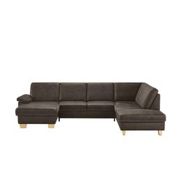 Kollektion Kraft Wohnlandschaft Kunstleder Samu braun Ma&szlig;e (cm): B: 316 H: 90 T: 235.0 &raquo; M&ouml;bel Kraft