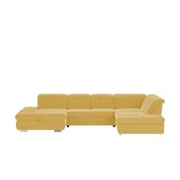 Kollektion Kraft Wohnlandschaft mit verschiedenen Funktionen Spencer gelb Ma&szlig;e (cm): B: 382 H: 102 T: 260.0 &raquo; M&ouml;bel Kraft