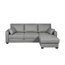 M&ouml;bel Kraft Ecksofa mit Schlaffunktion Asti grau Ma&szlig;e (cm): B: 241 H: 86 T: 162.0 &raquo; M&ouml;bel Kraft