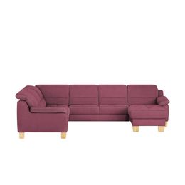 Kollektion Kraft Wohnlandschaft aus Mikrofaser Hanna rot Ma&szlig;e (cm): B: 322 H: 84 T: 264.0 &raquo; M&ouml;bel Kraft