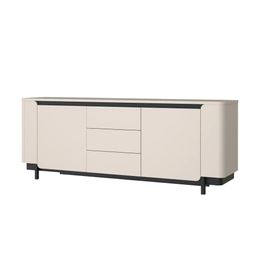 M&ouml;bel Kraft Sideboard Softclose wei&szlig; Ma&szlig;e (cm): B: 204,9 H: 77,9 T: 44.8 &raquo; M&ouml;bel Kraft