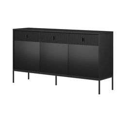 M&ouml;bel Kraft Sideboard schwarz Ma&szlig;e (cm): B: 154 H: 83 T: 39.0 &raquo; M&ouml;bel Kraft