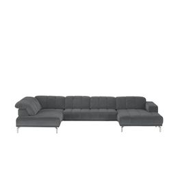 Kollektion Kraft Wohnlandschaft Sarina grau Ma&szlig;e (cm): B: 383 H: 75 T: 212.0 &raquo; M&ouml;bel Kraft