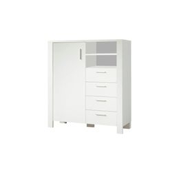 M&ouml;bel Kraft Highboard wei&szlig; Ma&szlig;e (cm): B: 116 H: 131 T: 46.0 &raquo; M&ouml;bel Kraft