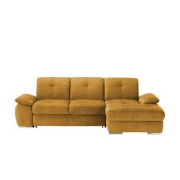 M&ouml;bel Kraft Ecksofa Gladys gelb Ma&szlig;e (cm): B: 282 H: 103 T: 197.0 &raquo; M&ouml;bel Kraft