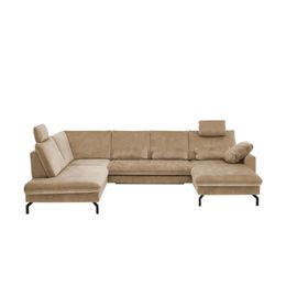 Kollektion Kraft Wohnlandschaft aus Mikrofaser Grace beige Ma&szlig;e (cm): B: 332 H: 89 T: 220.0 &raquo; M&ouml;bel Kraft