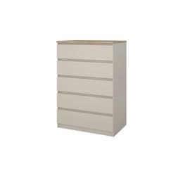 M&ouml;bel Kraft Kommode beige Ma&szlig;e (cm): B: 77 H: 111,3 T: 50.0 &raquo; M&ouml;bel Kraft