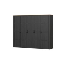 M&ouml;bel Kraft Dreht&uuml;renschrank schwarz Ma&szlig;e (cm): B: 265 H: 215 T: 60.0 &raquo; M&ouml;bel Kraft