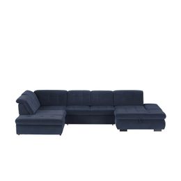Kollektion Kraft Wohnlandschaft blau Ma&szlig;e (cm): B: 382 H: 102 T: 260.0 &raquo; M&ouml;bel Kraft