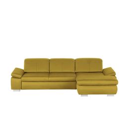 Kollektion Kraft Ecksofa aus Mikrofaser Kathrin gelb Ma&szlig;e (cm): B: 309 H: 85 T: 195.0 &raquo; M&ouml;bel Kraft