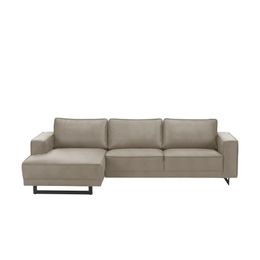 Soho Ecksofa aus recyceltem Leder Sanja grau Ma&szlig;e (cm): B: 285 H: 85 T: 155.0 &raquo; M&ouml;bel Kraft
