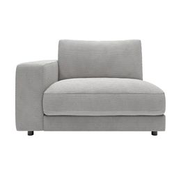 Jette Home Element Einsitzer Armlehne links in Cord Modulsofa Sila grau Ma&szlig;e (cm): B: 125 H: 85 T: 127.0 &raquo; M&ouml;bel Kraft