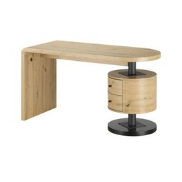 M&ouml;bel Kraft Schreibtisch Aich holzfarben Ma&szlig;e (cm): B: 140 H: 75 T: 60.0 &raquo; M&ouml;bel Kraft