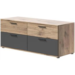 M&ouml;bel Kraft Lowboard grau Ma&szlig;e (cm): B: 130 H: 53 T: 47.0 &raquo; M&ouml;bel Kraft