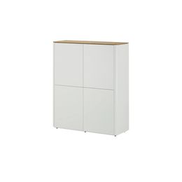 sound+vision Highboard Loona wei&szlig; Ma&szlig;e (cm): B: 120 H: 140 T: 43.0 &raquo; M&ouml;bel Kraft