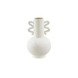 HOME STORY Vase creme Steinzeug Ma&szlig;e (cm): B: 14 H: 23,5 &raquo; M&ouml;bel Kraft