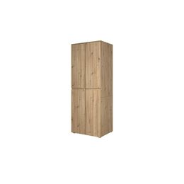 Smart Garderobenschrank BEN holzfarben Ma&szlig;e (cm): B: 80 H: 210 T: 60.0 &raquo; M&ouml;bel Kraft