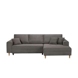 M&ouml;bel Kraft Ecksofa mit Schlaffunktion braun Ma&szlig;e (cm): B: 275 H: 91 T: 173.0 &raquo; M&ouml;bel Kraft
