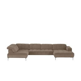 Kollektion Kraft Wohnlandschaft Sarina braun Ma&szlig;e (cm): B: 383 H: 75 T: 212.0 &raquo; M&ouml;bel Kraft