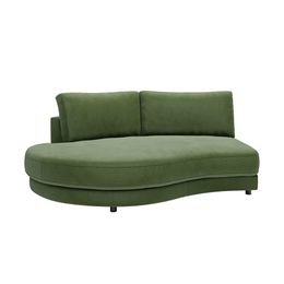 Jette Home Element Abschluss rund links in Feincord Modulsofa Sila gr&uuml;n Ma&szlig;e (cm): B: 205 H: 85 T: 166.0 &raquo; M&ouml;bel Kraft