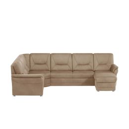 Kollektion Kraft Wohnlandschaft aus Mikrofaser Edda beige Ma&szlig;e (cm): B: 309 H: 96 T: 227.0 &raquo; M&ouml;bel Kraft