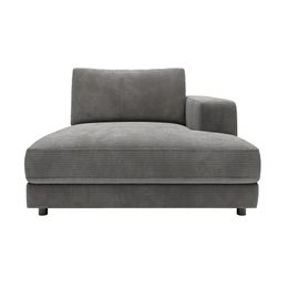 Jette Home Element Ottomane rechts in Cord Modulsofa Sila grau Ma&szlig;e (cm): B: 125 H: 85 T: 170.0 &raquo; M&ouml;bel Kraft