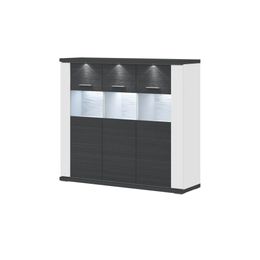 Primo Highboard Titan grau Ma&szlig;e (cm): B: 146 H: 131 T: 42.0 &raquo; M&ouml;bel Kraft