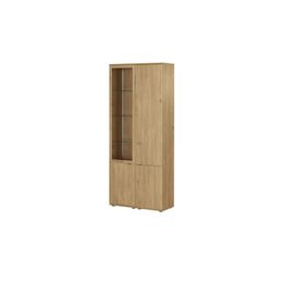 M&ouml;bel Kraft Vitrine holzfarben Ma&szlig;e (cm): B: 90 H: 215 T: 40.0 &raquo; M&ouml;bel Kraft