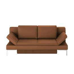 M&ouml;bel Kraft Schlafsofa mit Sitz- und R&uuml;ckenfl&auml;che aus Echtleder Kenny braun Ma&szlig;e (cm): B: 204 H: 88 T: 91.0 &raquo; M&ouml;bel Kraft