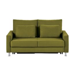 M&ouml;bel Kraft Schlafsofa Mikrofaser F&uuml;rth gr&uuml;n Ma&szlig;e (cm): B: 166 H: 90 T: 95.0 &raquo; M&ouml;bel Kraft
