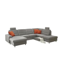 Kollektion Kraft Wohnlandschaft Steel Marc grau Ma&szlig;e (cm): B: 311 H: 85 T: 234.0 &raquo; M&ouml;bel Kraft