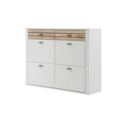 M&ouml;bel Kraft H&auml;ngeschuhschrank wei&szlig; Ma&szlig;e (cm): B: 133 H: 101 T: 36.0 &raquo; M&ouml;bel Kraft