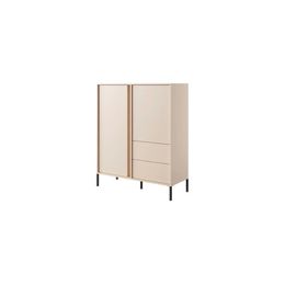 M&ouml;bel Kraft Highboard beige Ma&szlig;e (cm): B: 103 H: 123 &raquo; M&ouml;bel Kraft