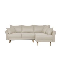 Smart Ecksofa beige Ma&szlig;e (cm): B: 227 H: 88 T: 170.0 &raquo; M&ouml;bel Kraft