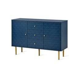 M&ouml;bel Kraft Sideboard blau Ma&szlig;e (cm): B: 120 H: 82 &raquo; M&ouml;bel Kraft