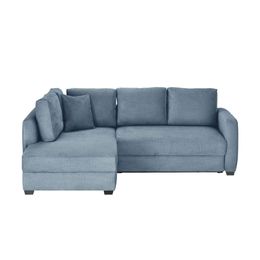 bobb Ecksofa mit Boxspringpolsterung blau Ma&szlig;e (cm): B: 235 H: 90 T: 184.0 &raquo; M&ouml;bel Kraft