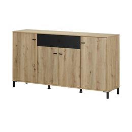 M&ouml;bel Kraft Sideboard holzfarben Ma&szlig;e (cm): B: 169,8 H: 90,2 T: 40.1 &raquo; M&ouml;bel Kraft