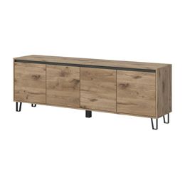 M&ouml;bel Kraft TV-Lowboard holzfarben Ma&szlig;e (cm): B: 184 H: 64 T: 40.0 &raquo; M&ouml;bel Kraft