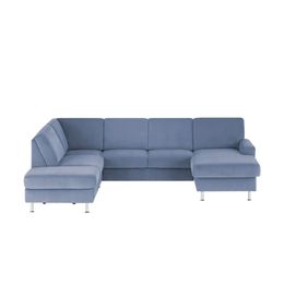 Kollektion Kraft Wohnlandschaft Mit verschiedenen Funktionen verf&uuml;gbar Jana blau Ma&szlig;e (cm): B: 309 H: 87 T: 235.0 &raquo; M&ouml;bel Kraft