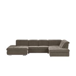 Kollektion Kraft Wohnlandschaft mit verschiedenen Funktionen Spencer braun Ma&szlig;e (cm): B: 382 H: 102 T: 260.0 &raquo; M&ouml;bel Kraft