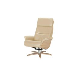 Nils Olsen Relaxsessel Leder mit Relaxfunktion Balance beige Ma&szlig;e (cm): B: 80 H: 112 T: 121.0 &raquo; M&ouml;bel Kraft