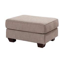 Soho Hocker gestreift Franka beige Ma&szlig;e (cm): B: 75 H: 42 T: 62.0 &raquo; M&ouml;bel Kraft