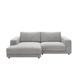 Jette Home Ecksofa in Cord Sila grau Ma&szlig;e (cm): B: 250 H: 85 T: 170.0 &raquo; M&ouml;bel Kraft