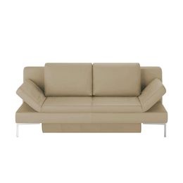 M&ouml;bel Kraft Schlafsofa mit Sitz- und R&uuml;ckenfl&auml;che aus Echtleder Kenny beige Ma&szlig;e (cm): B: 204 H: 88 T: 91.0 &raquo; M&ouml;bel Kraft