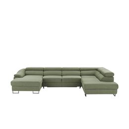 Twist Ecksofa Lavos gr&uuml;n Ma&szlig;e (cm): B: 346 H: 85 T: 221.0 &raquo; M&ouml;bel Kraft