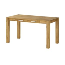 M&ouml;bel Kraft Schreibtisch holzfarben Ma&szlig;e (cm): B: 140 H: 76 T: 70.0 &raquo; M&ouml;bel Kraft