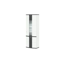 Primo Vitrine Gabbro wei&szlig; Ma&szlig;e (cm): B: 75 H: 209 T: 42.0 &raquo; M&ouml;bel Kraft