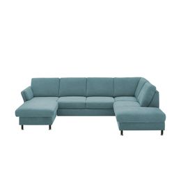 Kollektion Kraft Wohnlandschaft aus Flachgewebe Veit blau Ma&szlig;e (cm): B: 305 H: 90 T: 200.0 &raquo; M&ouml;bel Kraft